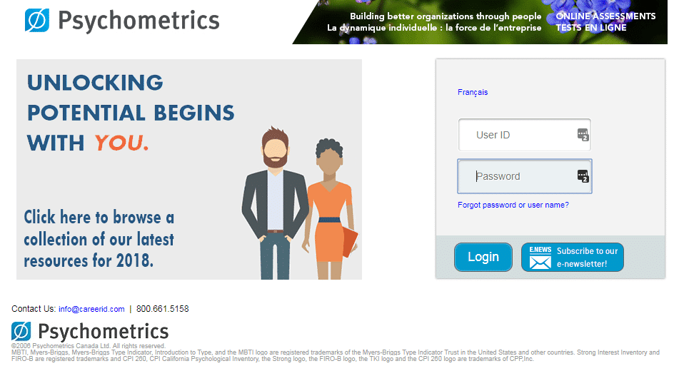 Online Testing | Psychometrics Canada