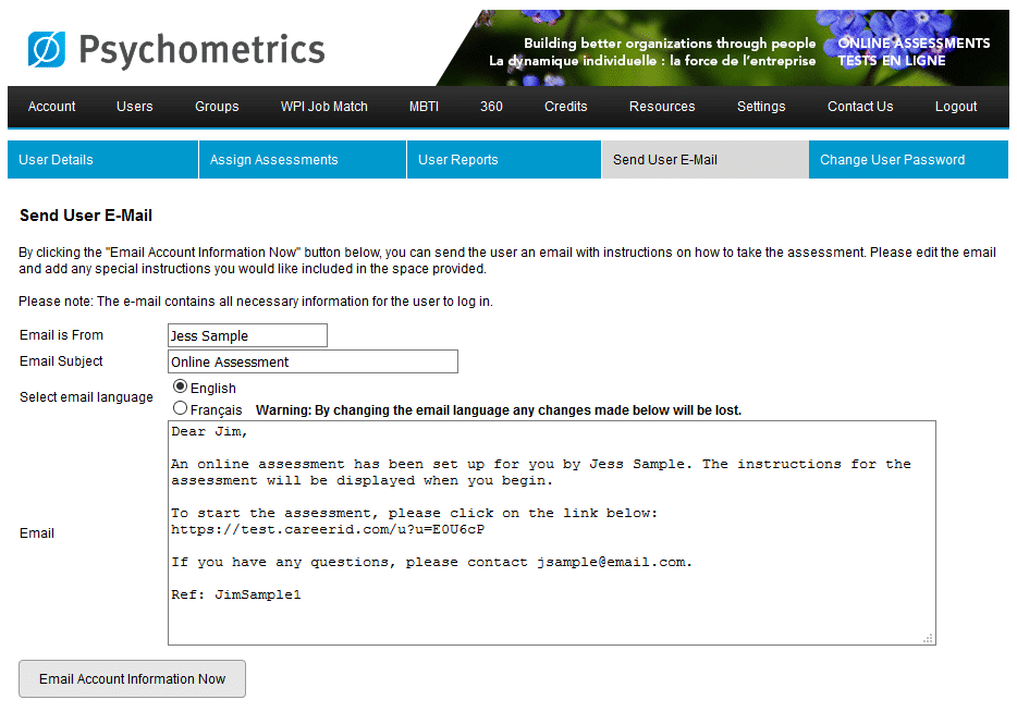 Online Testing | Psychometrics Canada