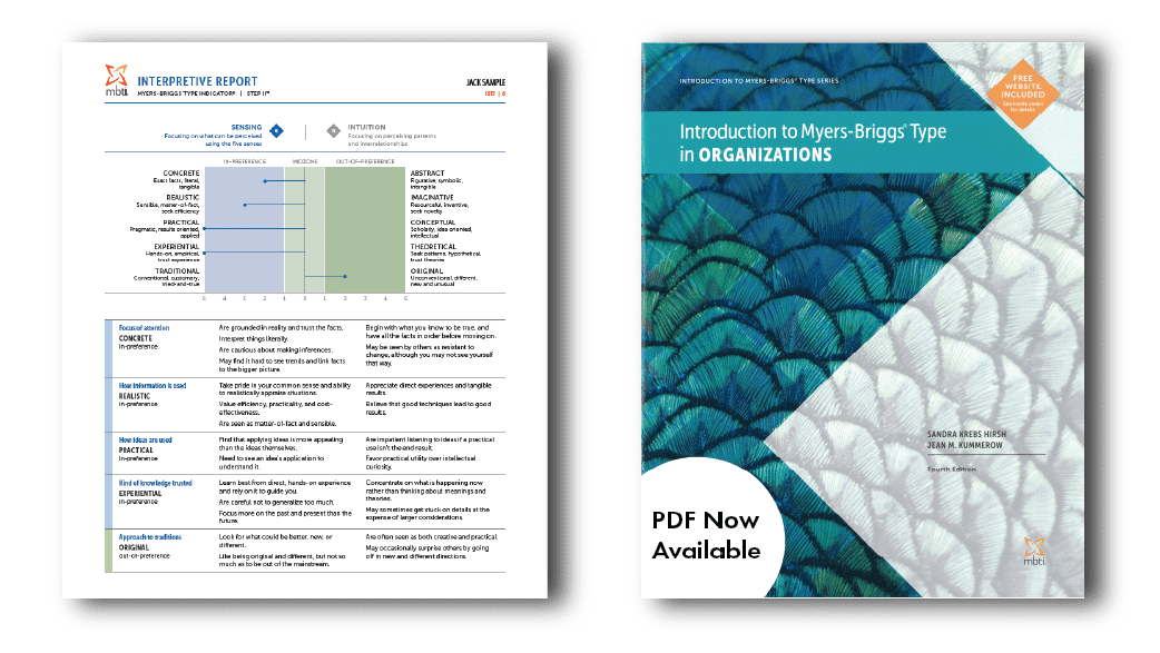 MBTI | Myers-Briggs Type Indicator | Psychometrics Canada