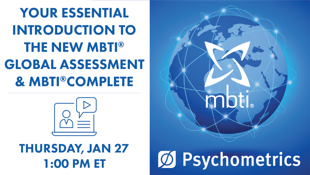 Intro to MBTI Global Assessment & MBTI Complete | Webinar