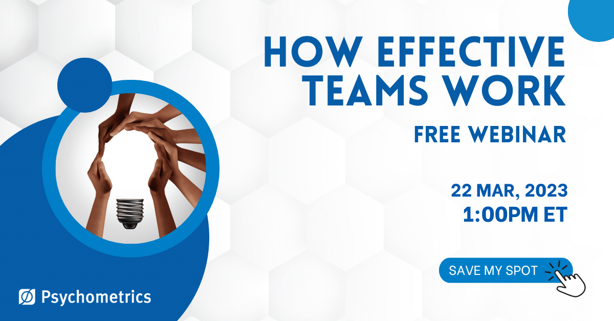 How Effective Teams Work - Webinar | Psychometrics | Teamwork
